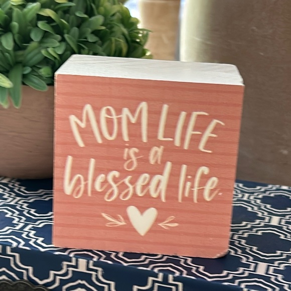 Accents | New Shabby Chic Modern Farmhouse Mom Life Blessed Heart ...